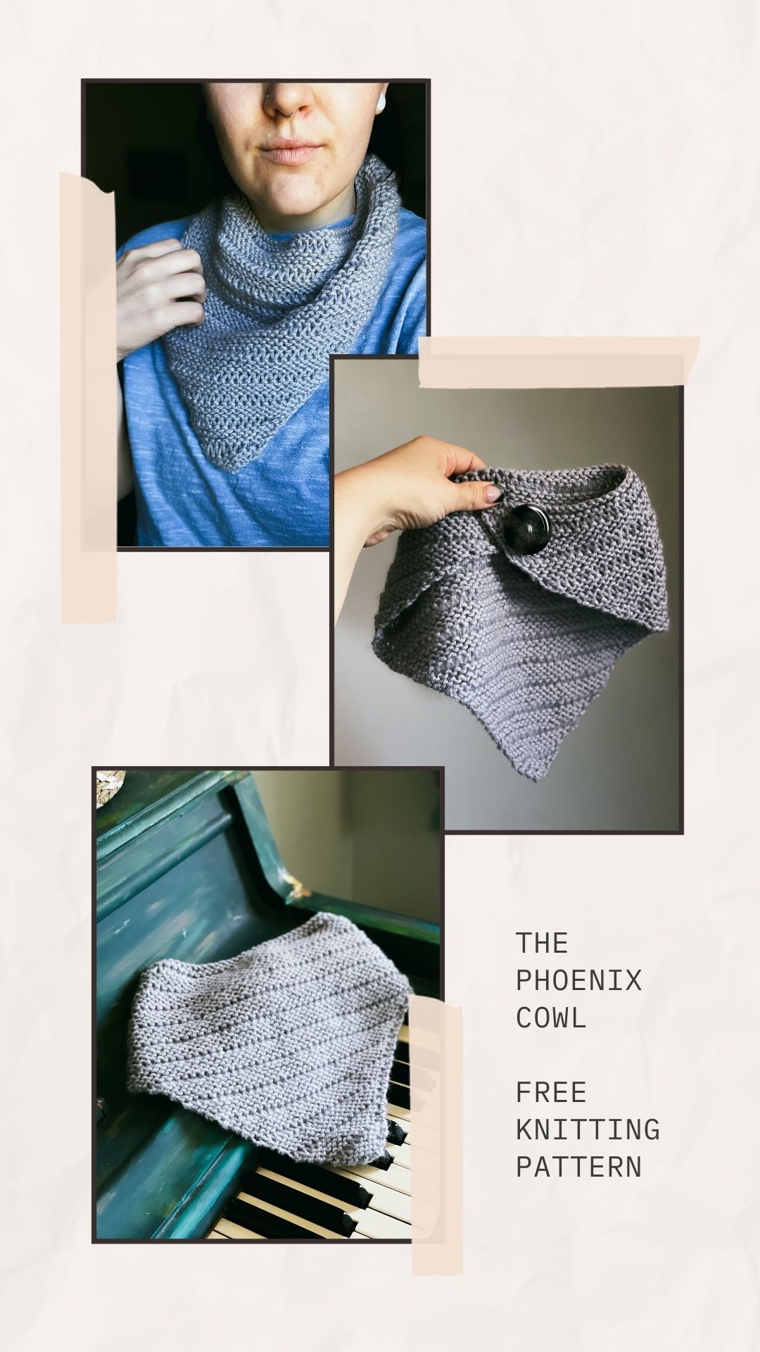 The Phoenix Cowl | Free Knitting Pattern – rin knits and stuff